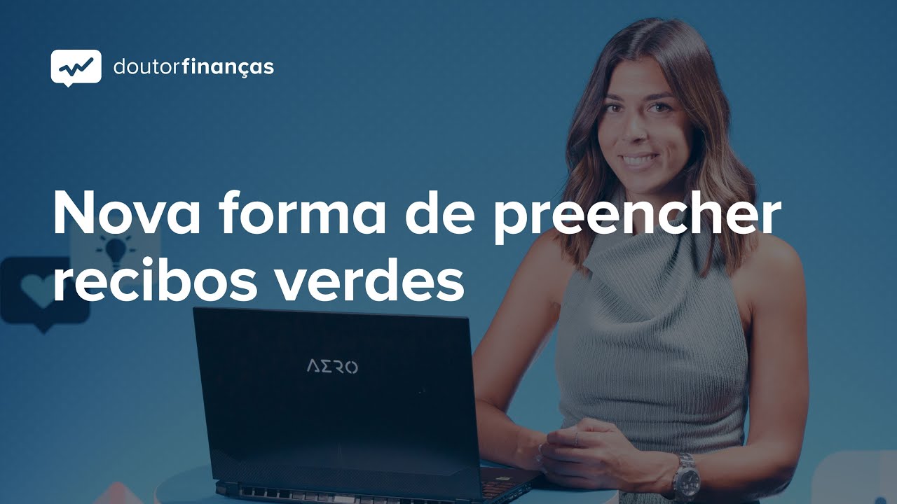 Nova forma de preencher recibos verdes - YouTube