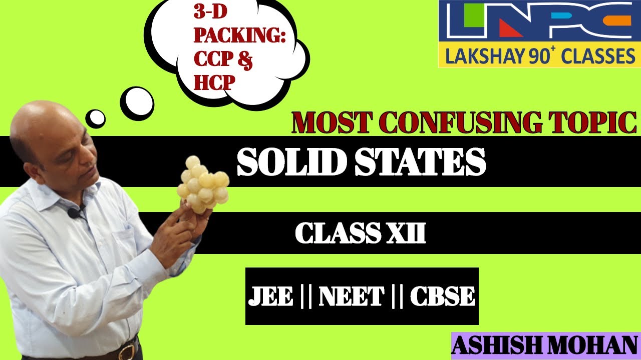 SOLID STATES -04 || 3-D CLOSED PACKING || HCP | CCP || VERY CONFUSING ...