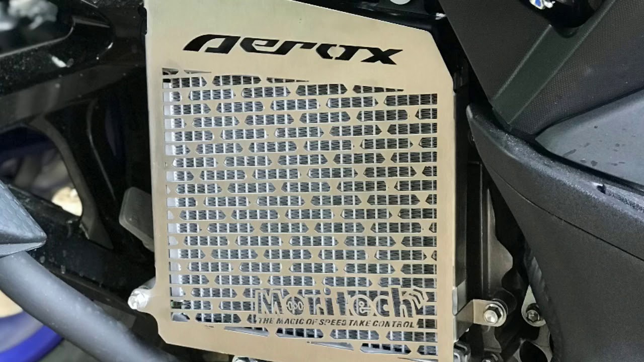 Nvx 155 | Aerox 155 | Episod 5 | Radiator Cover Moritech Aerox - YouTube