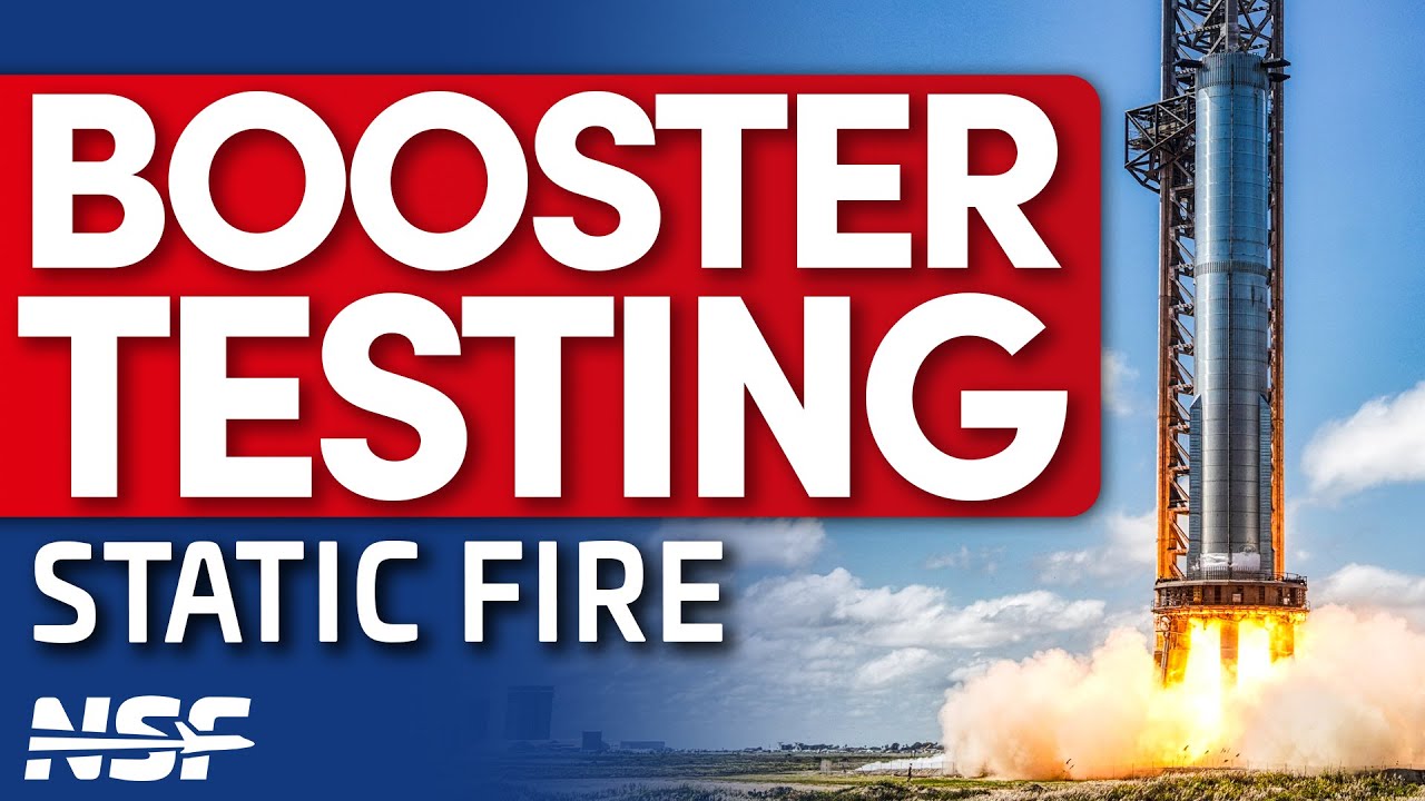 SpaceX Static Fires Booster 11 - YouTube