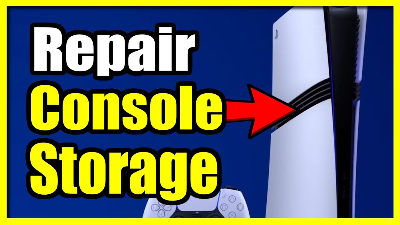 How to Repair PS5 Pro Console Storage (SSD Issues) - YouTube