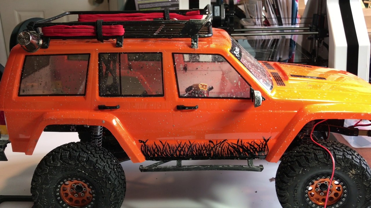 Axial SCX 10 II Build with Mods ROBO3d Printed Winch Controller ...