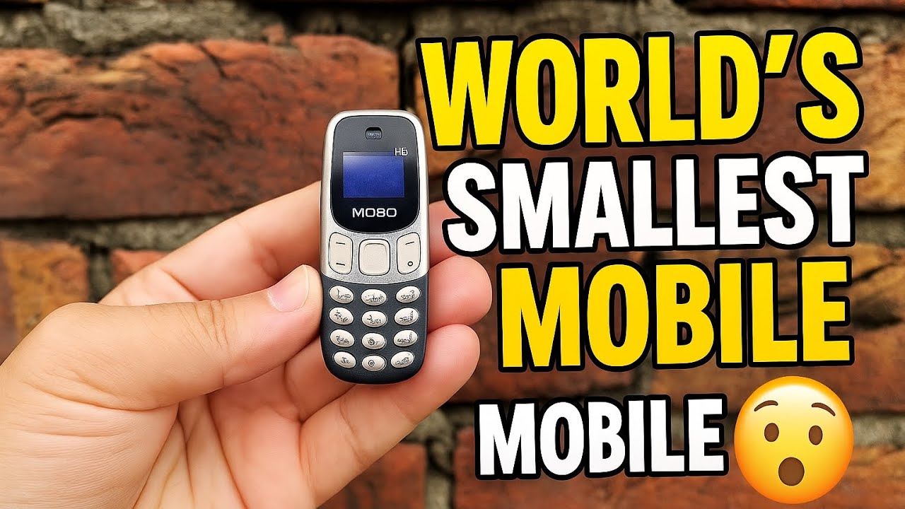 World’s Smallest Mobile Phone 🔥 | MOBO H5 Hands-on Review 😱📱 - YouTube