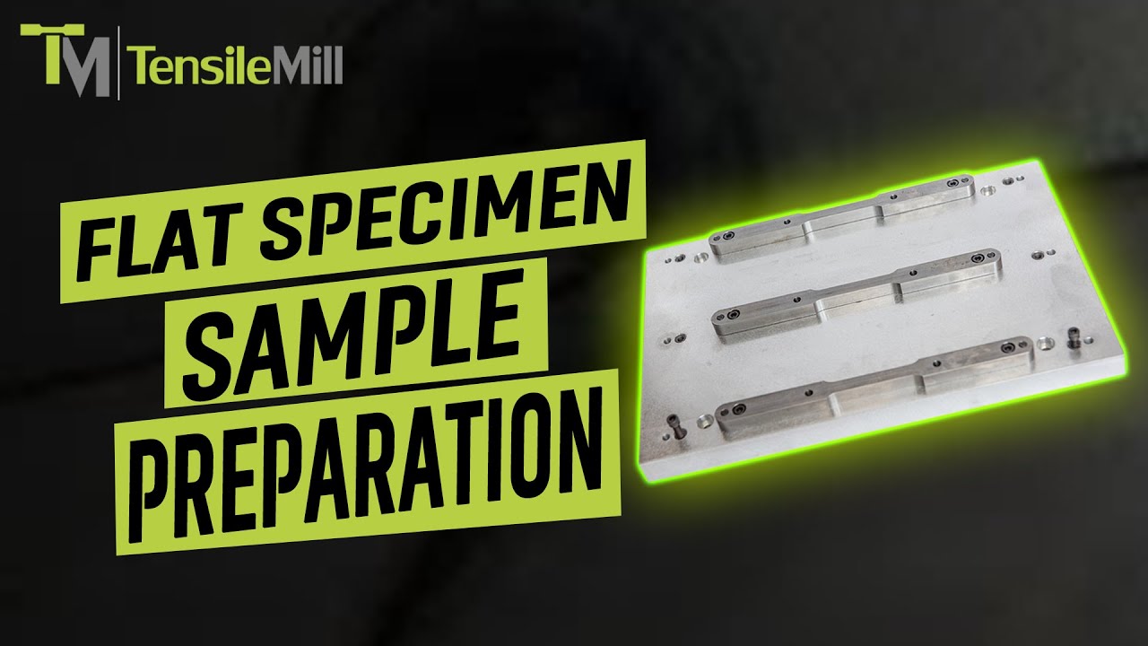 Flat Specimen Preparation Machine | ASTM E8 | Demonstration Video ...