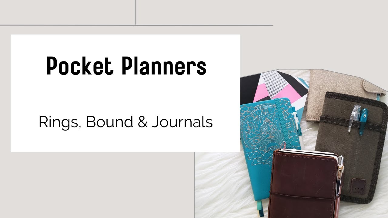 Pocket Size Planners and Journals for Every Need #pocketplanner - YouTube