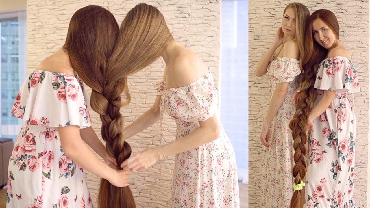 RealRapunzels | Two Rapunzels Braid Their Hair Together (preview) - YouTube