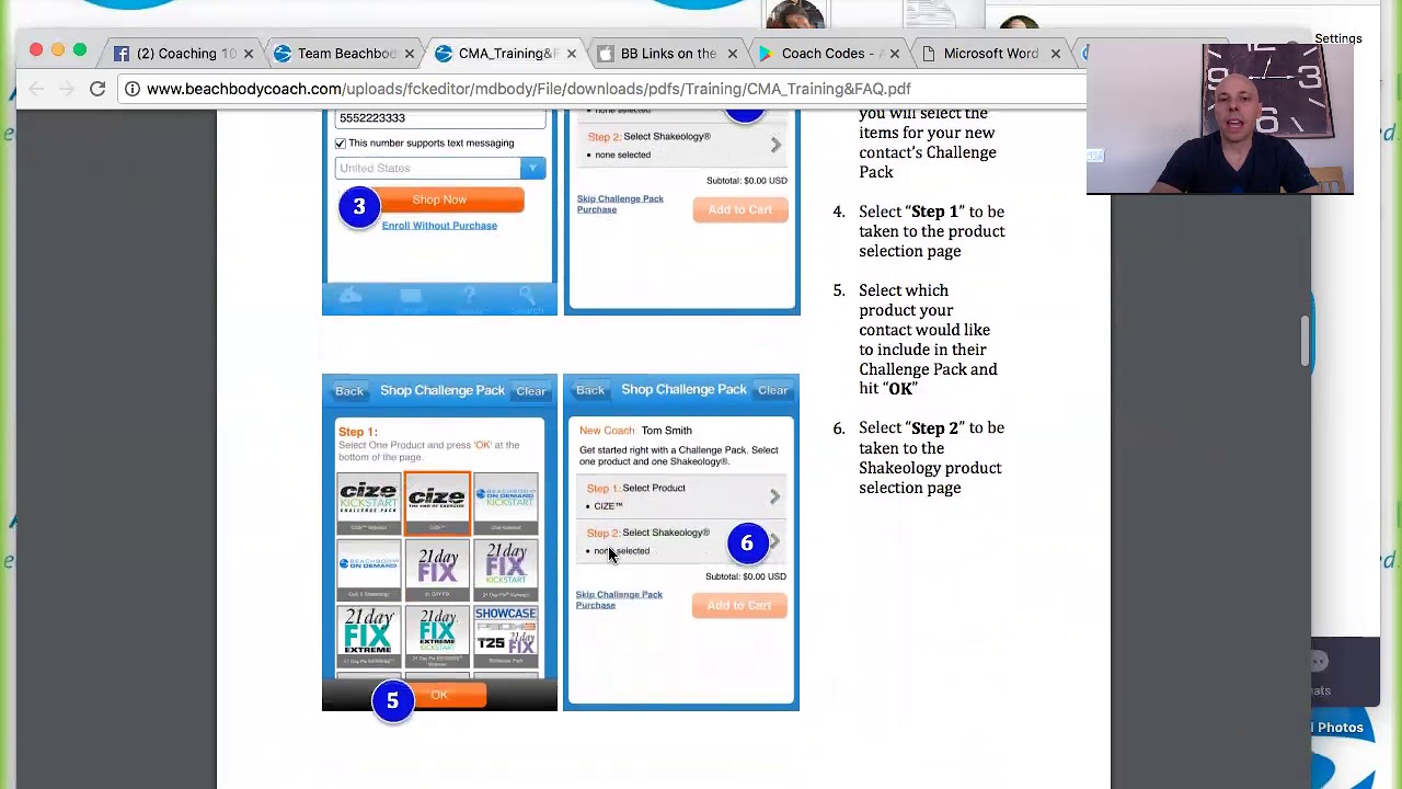 How to sign up coaches and customers - YouTube