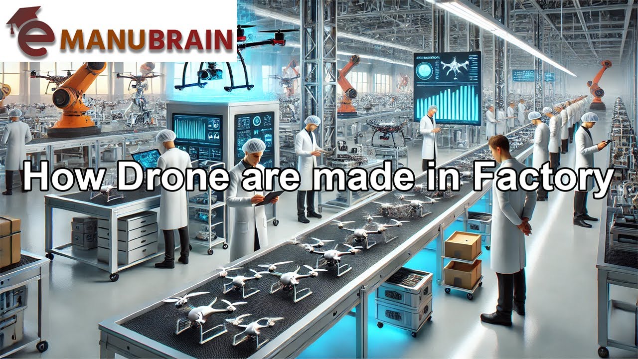 How Drone are made in Factory | Drone Assembly Business | Emanubrain ...