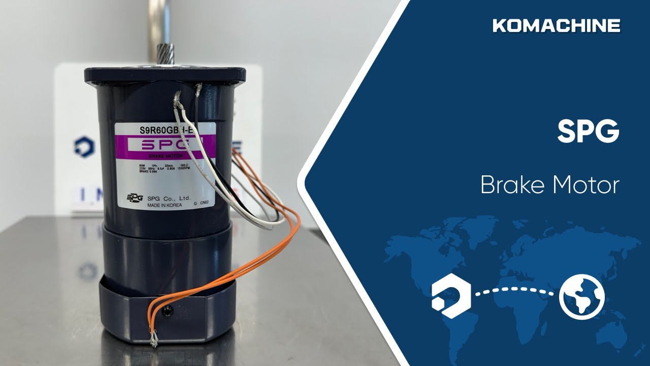 SPG / Brake Motor (S9R60GBH-E) / INV-04336 - YouTube
