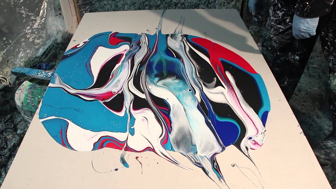 Callen Schaub Spin Painting - YouTube