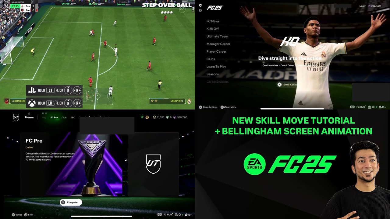 EAFC25 - NEW SKILL MOVES + LOADING SCREEN + GAMEPLAY - YouTube