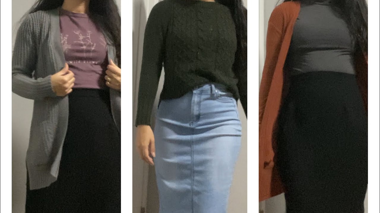 Simple Modest Lookbook - YouTube