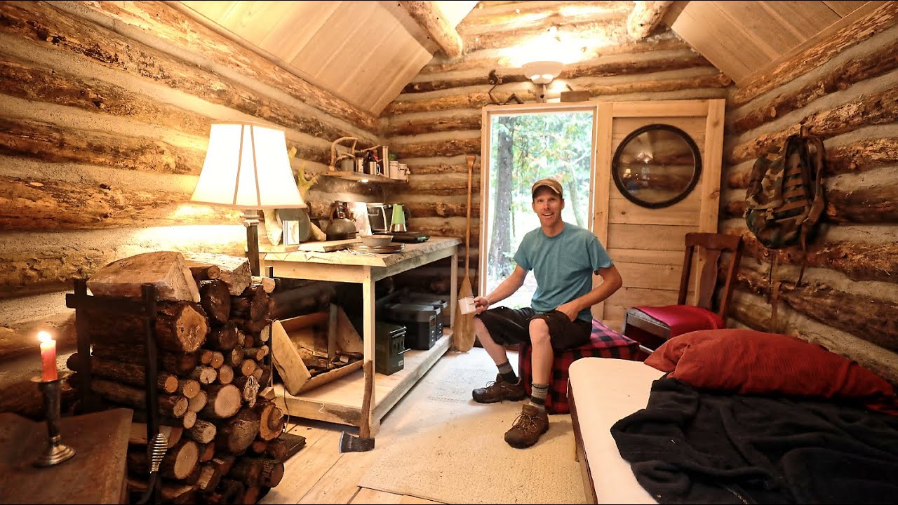 It's Finally Totally DONE! - The Rustic Log Cabin is COMPLETE - YouTube