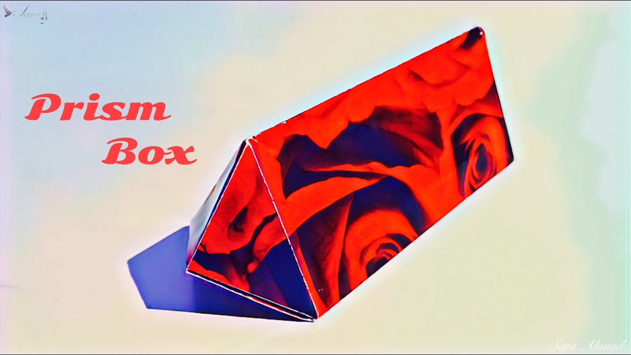 How to make Origami Prism Box 25 - YouTube
