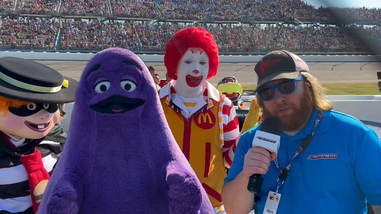 Grimace, Ronald McDonald, And The Hamburglar Chat Ahead Of Iowa Race ...