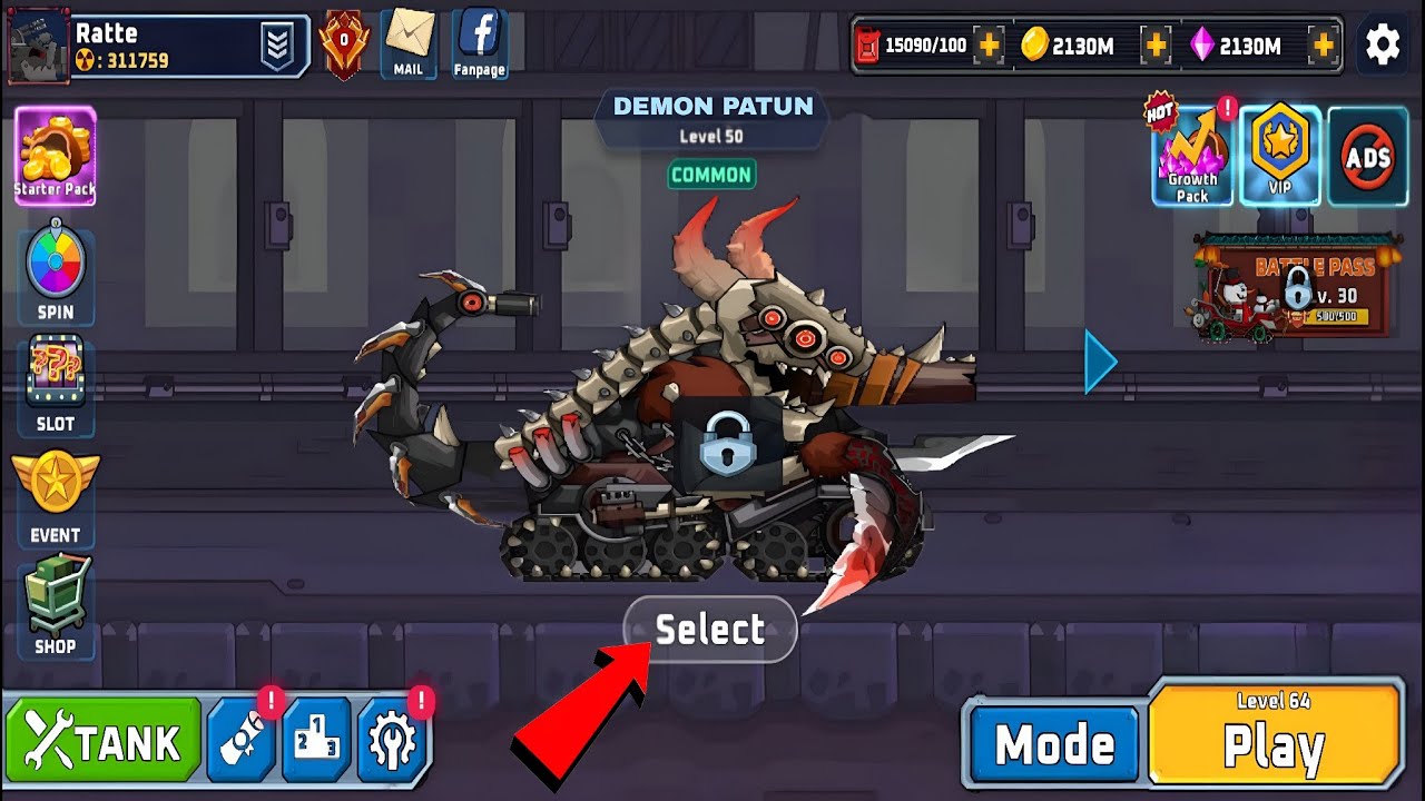 Tank Combat War Battle - New tank DEMON TANK coming soon update - New ...