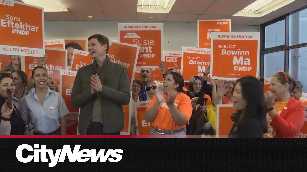 B.C. election officially starts; NDP campaign addresses cost of living ...