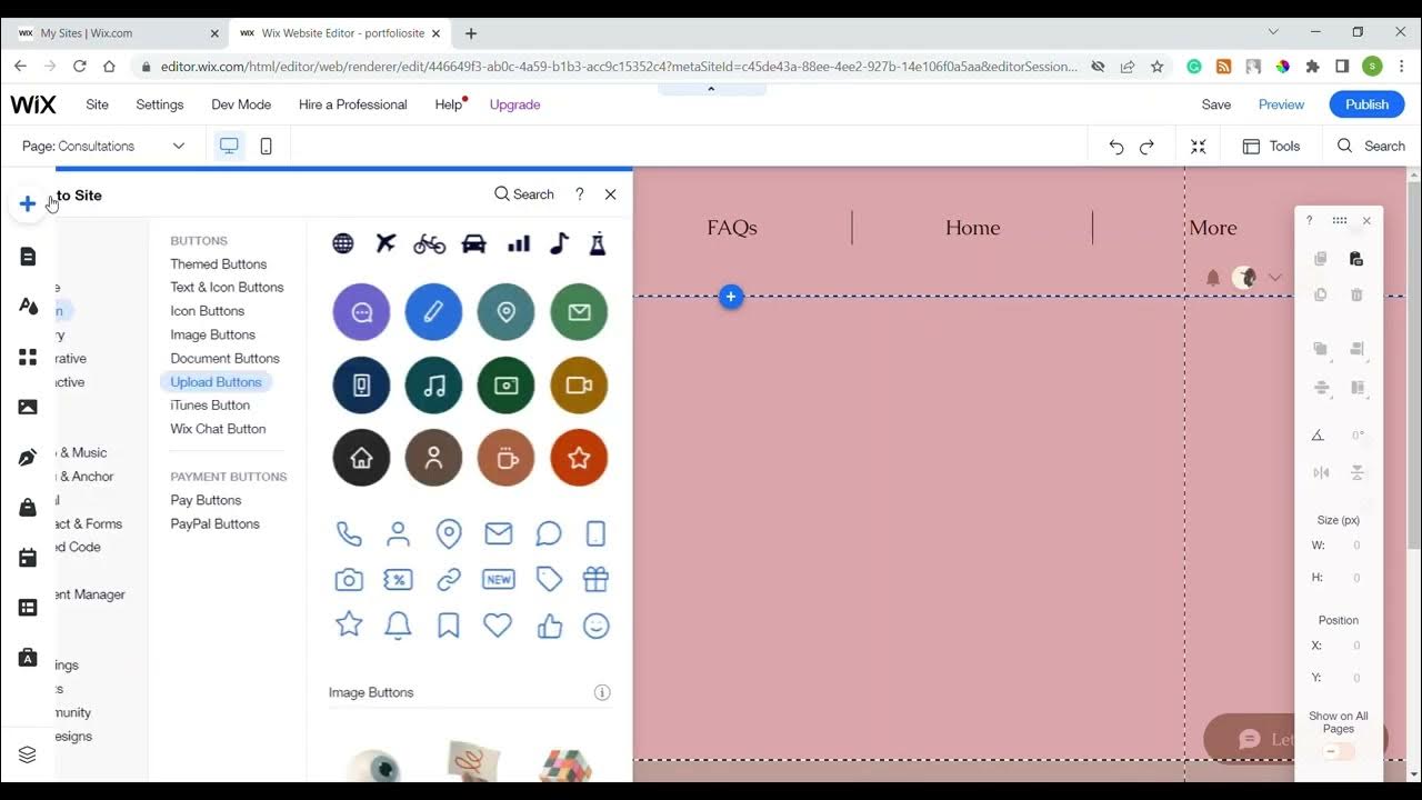 Adding Upload Button In Wix Wix Tutorial YouTube adding-upload-button-in-wix-wix-tutorial-youtube
