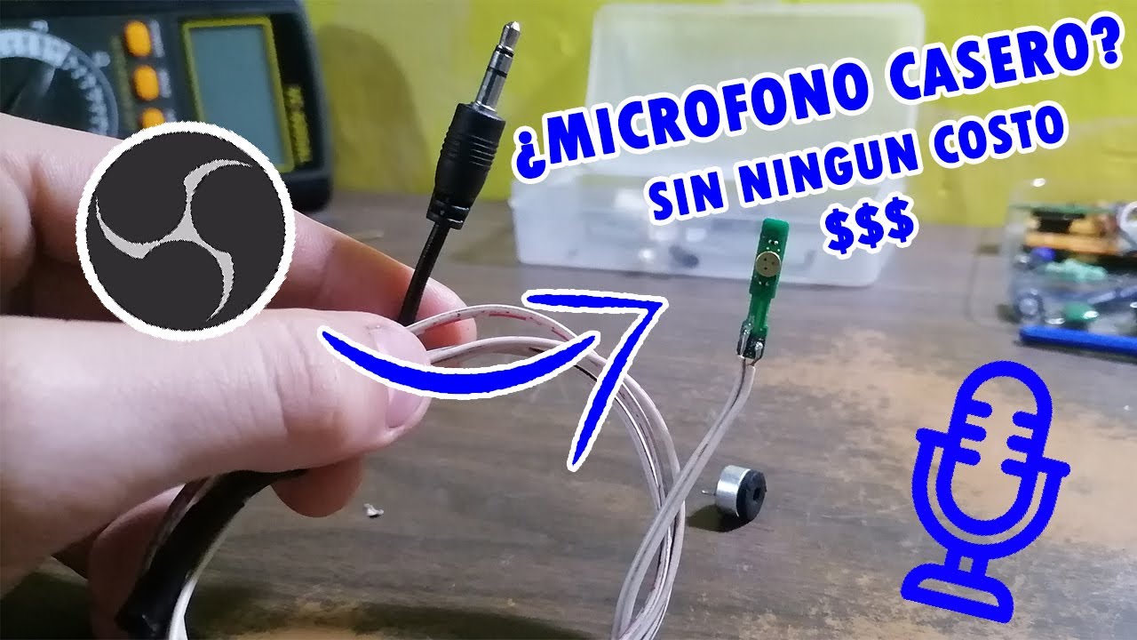 Cómo hacer un micrófono casero para tu PC con materiales reciclados🎤 ...