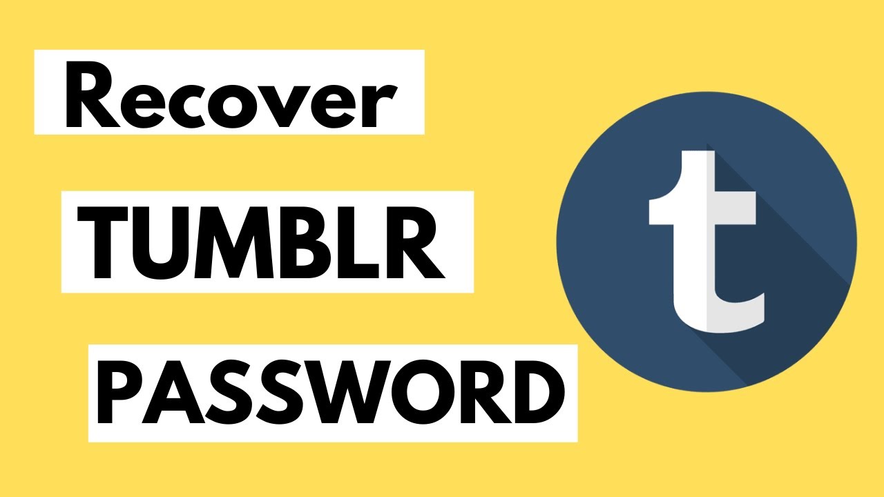 How To Recover Tumblr Account 2020 - YouTube