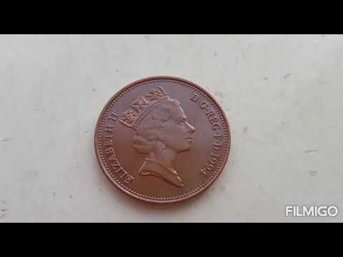 TWO PENCE 1994 ~ U.K. ESPLÉNDIDA MONEDA POCO CIRCULADA. - YouTube