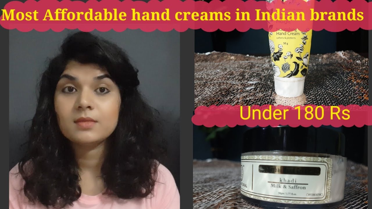 Most Affordable hand creams ( Indian brands ) - YouTube