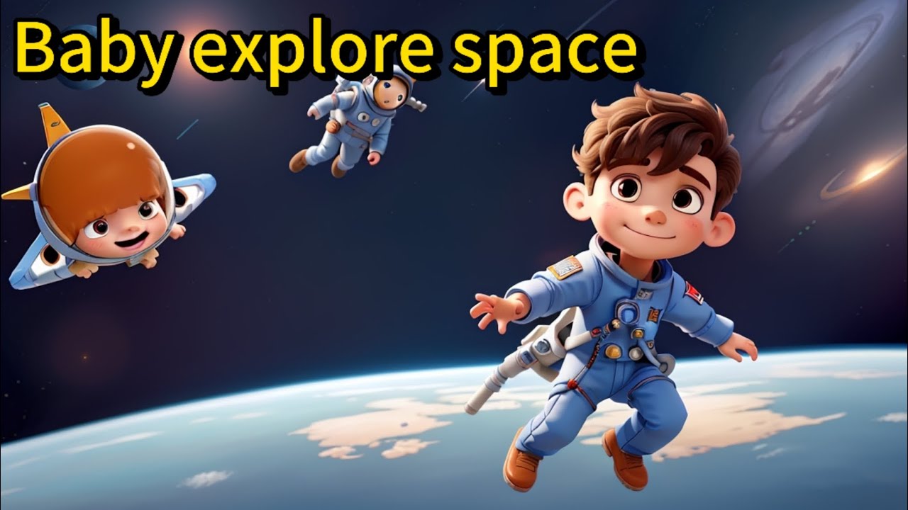 Baby explore space 🎵 Kids Songs 🎵 Nursery Rhymes - YouTube