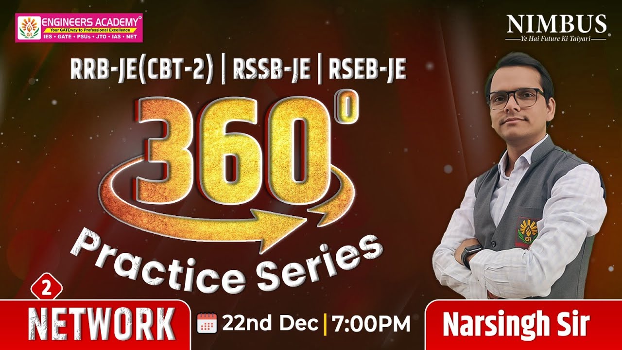 RRB JE 2024 CBT-2 Preparation | Network Theory Practice Questions For ...