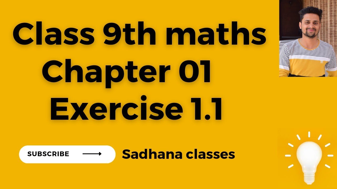 Class 9th maths | Chapter 1 | Exercise 1.1 | Number system | NCERT ...