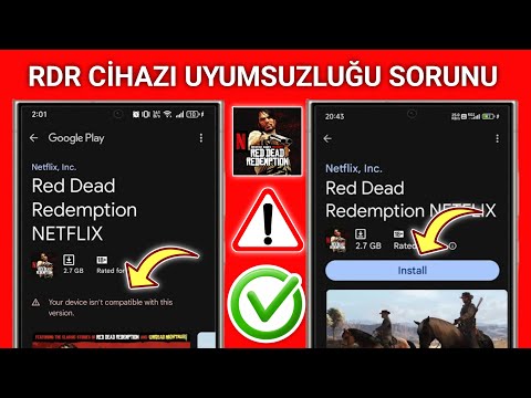 RDR Mobil Cihaz Desteklenmiyor | Red Dead Redemption Cihazınız Bu Sürümle Uyumlu Değil