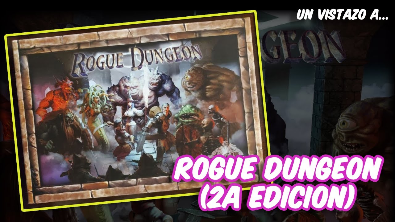 UN VISTAZO a... ROGUE DUNGEON (2A EDICIÓN)! || En Solitario - YouTube