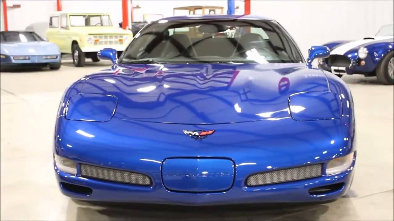 2002 Chevy Corvette blue - YouTube
