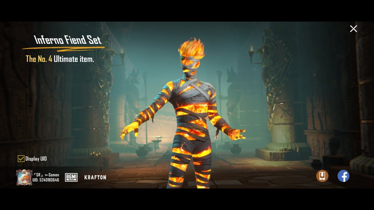 Lava Mummy Set Ultimate Inferno Fiend Set Create Opening 8000 UC Only 🔥 ...