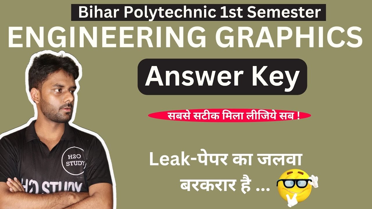 Engineering Graphics 1st Semester Group-A Answer Key|Engineering ...