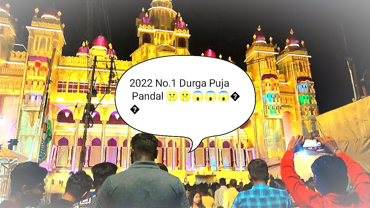 Hat_Bauria_pujo_pandel2022_Karnataka_Mysore_Palace_Theme_In&Hat_Bauria ...