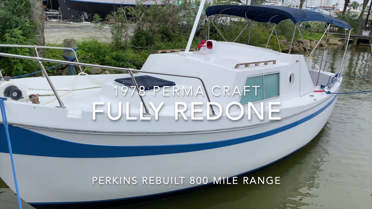 1978 PERMA CRAFT PERKINS DIESEL (1000 HOURS REBUILT) ***TITUSVILLE ...