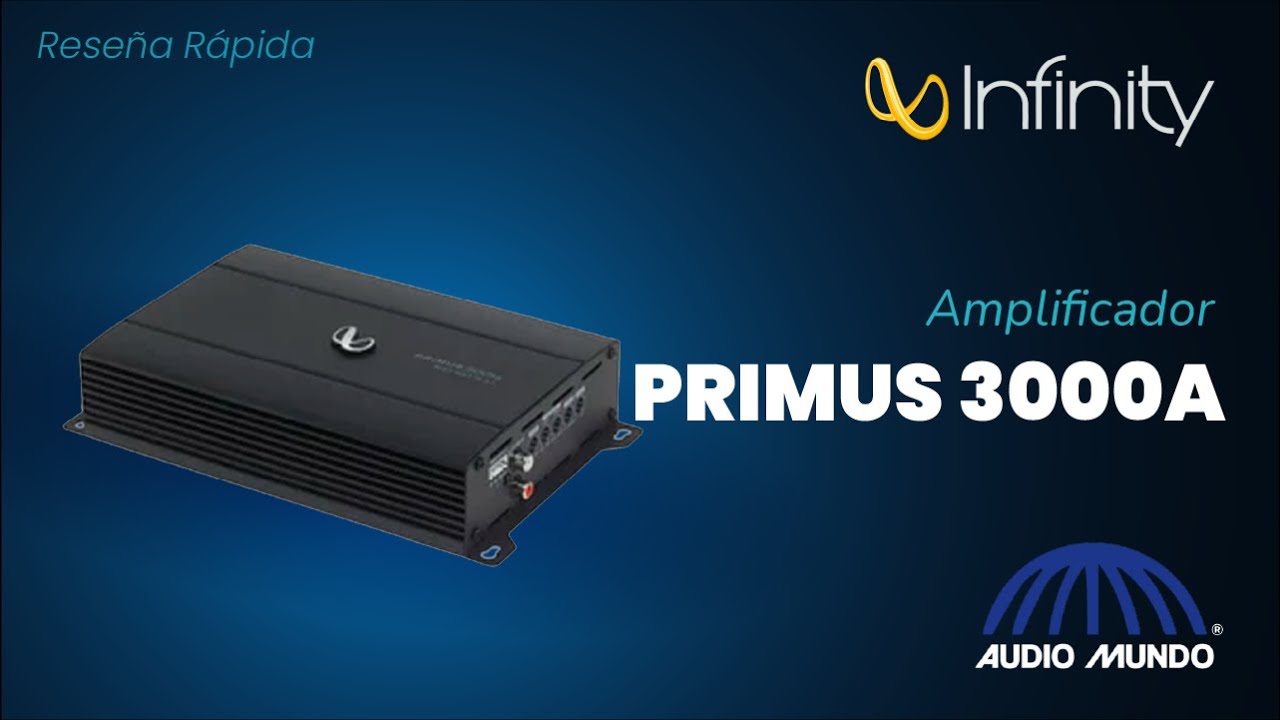 Amplificador de poder marca Infinity modelo Primus 3000a - YouTube