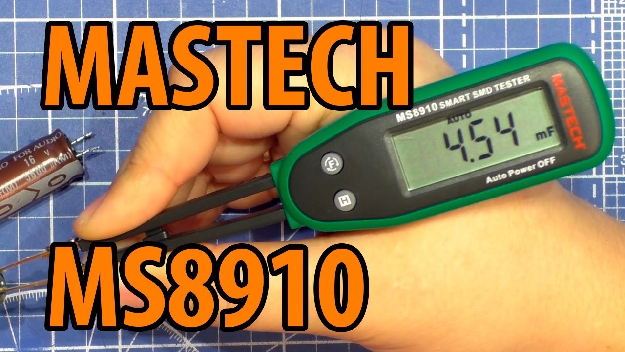 MASTECH MS8910 SMART SMD TESTER - YouTube