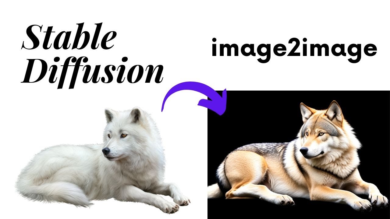 Image2image Stable Diffusion ستيبل ديفيوجن - YouTube
