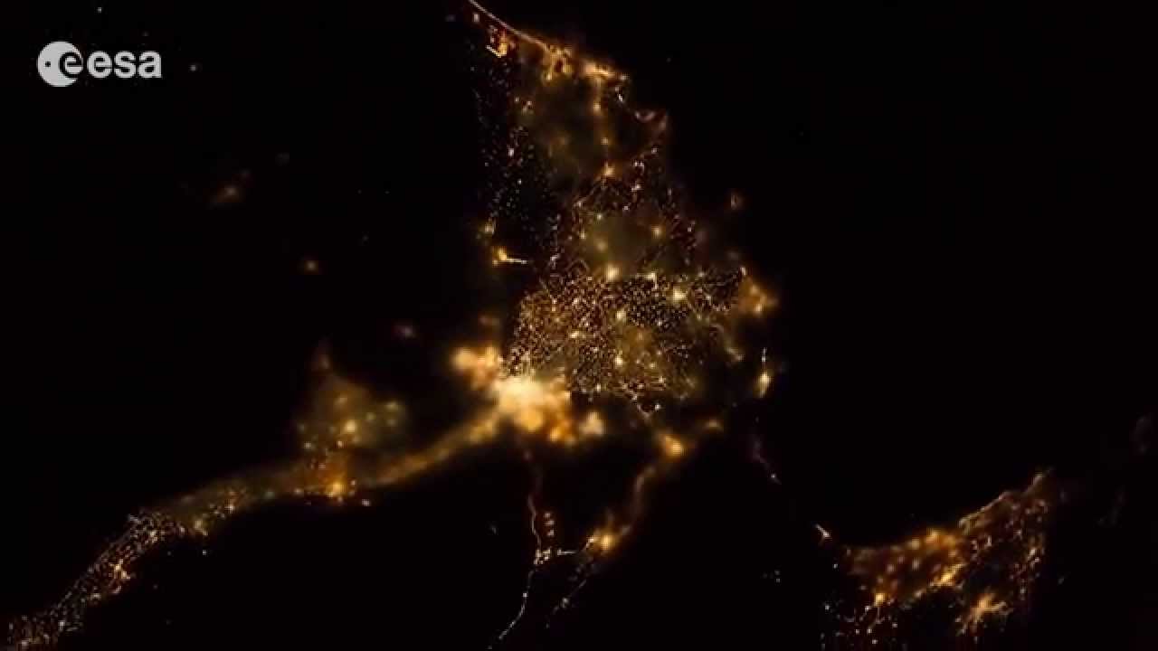 Italy and Egypt at Night From the Space Station-Time Lapse (HD) - YouTube