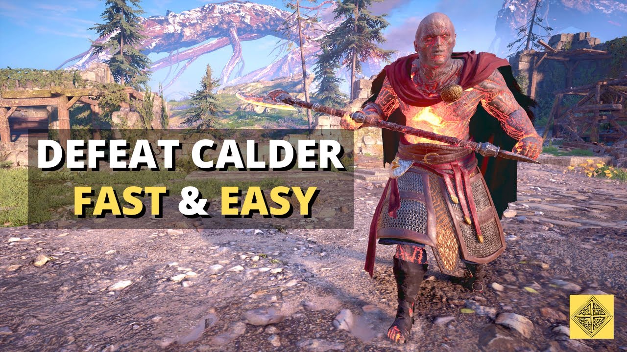 Calder Boss Fight Guide - Dual Spear Speed Build | Assassin's Creed ...