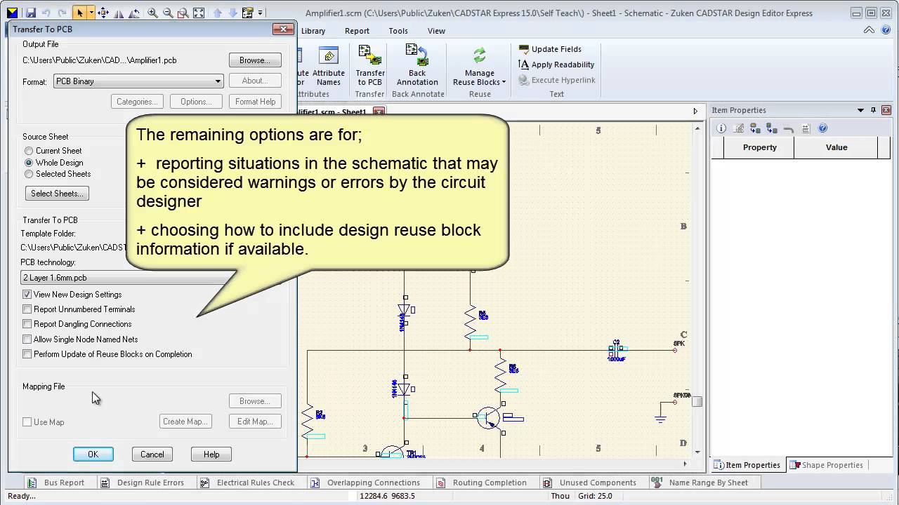 CADSTAR Schematics Transfer to PCB - YouTube