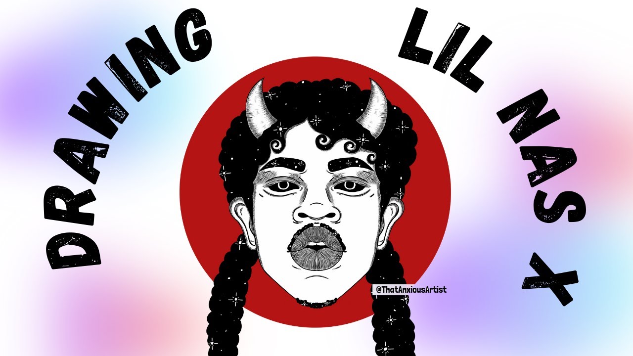 Drawing Lil Nas X - Kind of │Fanart Friday - YouTube