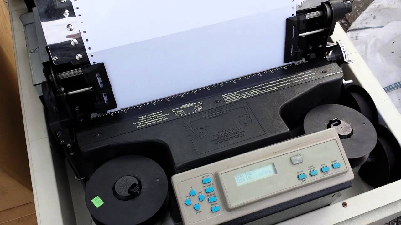 PRINTRONIX PROLINE SERIES 5 - YouTube