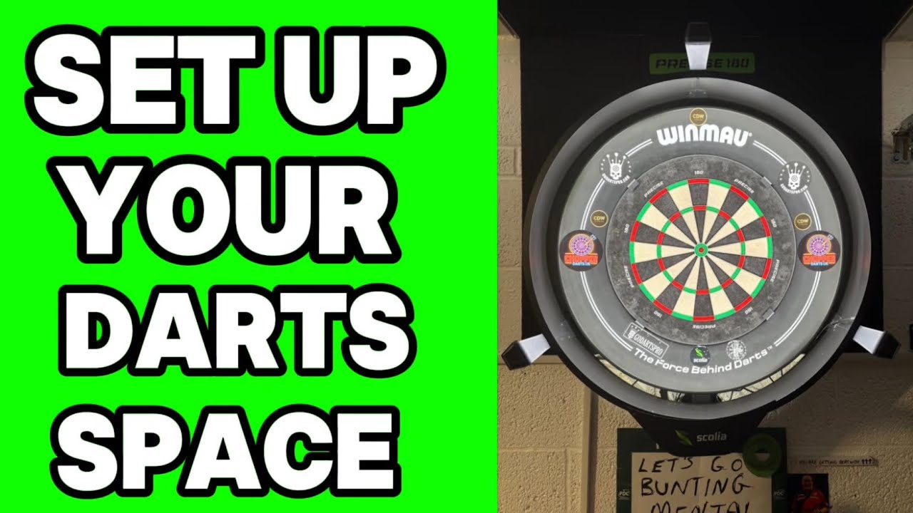 How to Set Up Darts at Home 🎯 Beginner Darts Setup Guide - YouTube