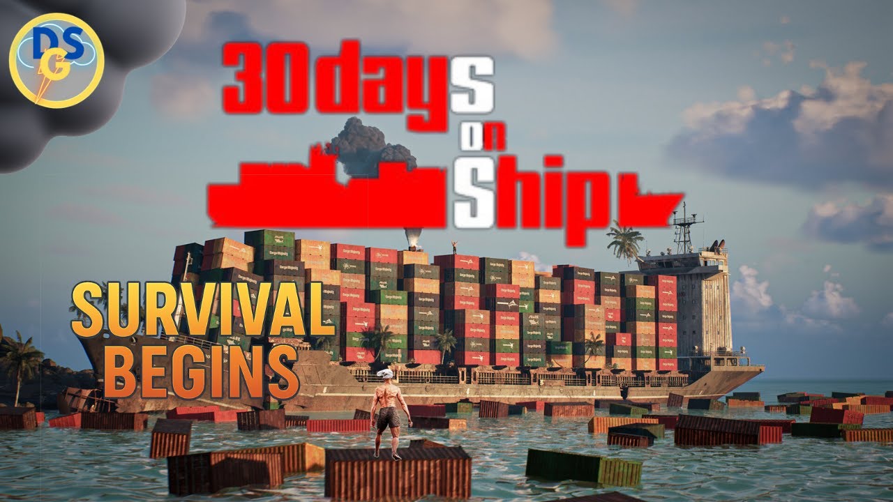 Can I Survive 30 Days Stranded at Sea? 🌊 | 30 Days on Ship Gameplay ...