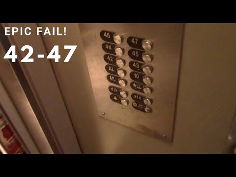 Epic Fail: Awesome Fast Otis Traction Elevators - Atlanta Marriott ...