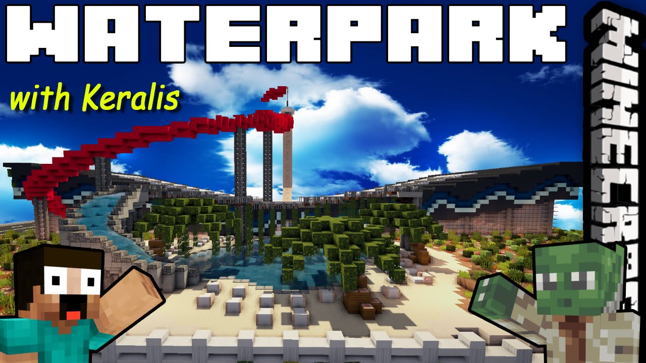 Minecraft Inspiration Series with Keralis - WaterPark - YouTube