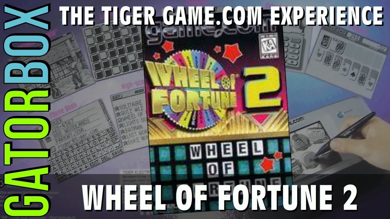 Wheel of Fortune 2 | The Tiger Game.com Experience - YouTube