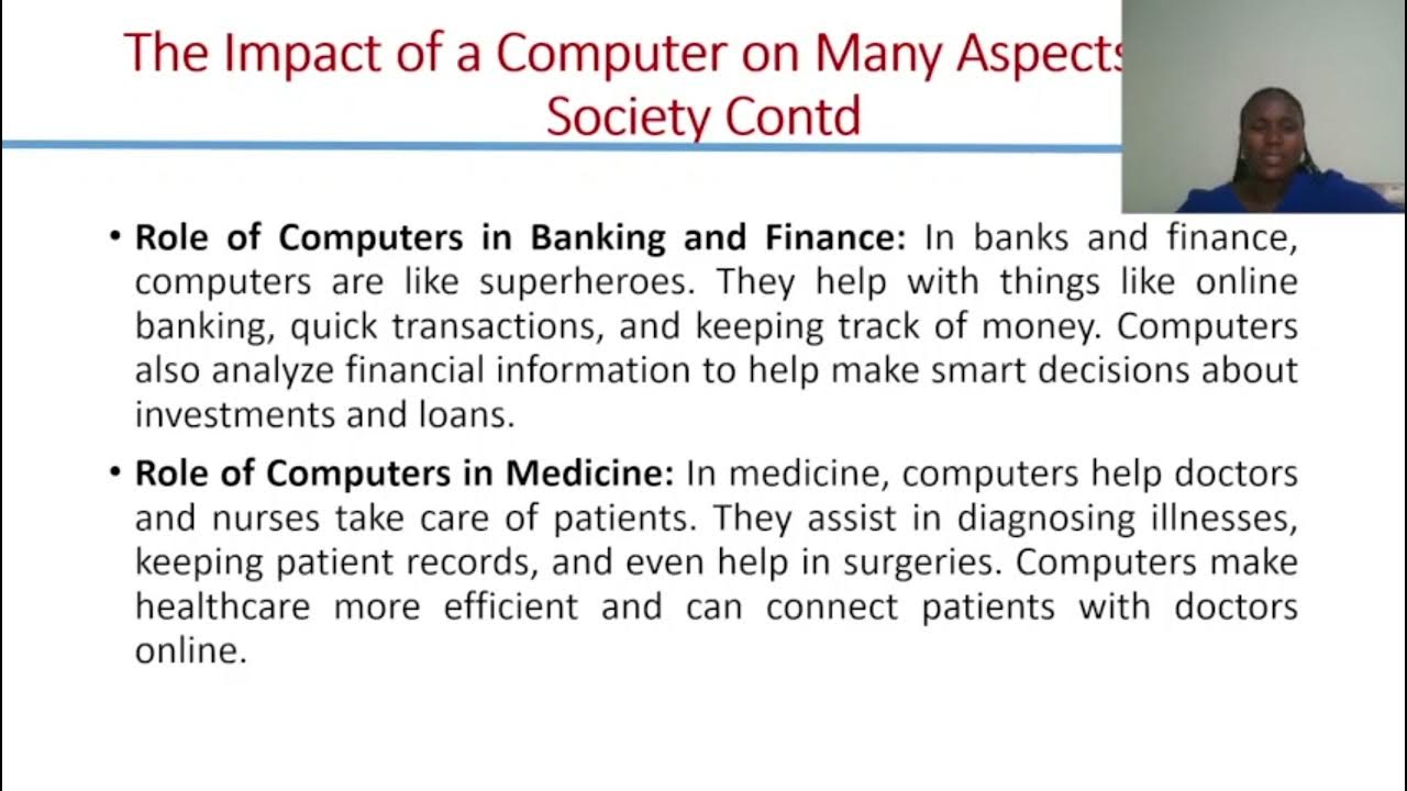 Computer Application: The Computer System: Lecture 1 - YouTube
